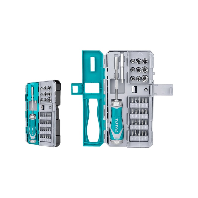 TOTAL TOOLS Kit Set Juego de Destornilladores 33 Piezas TOTAL ...