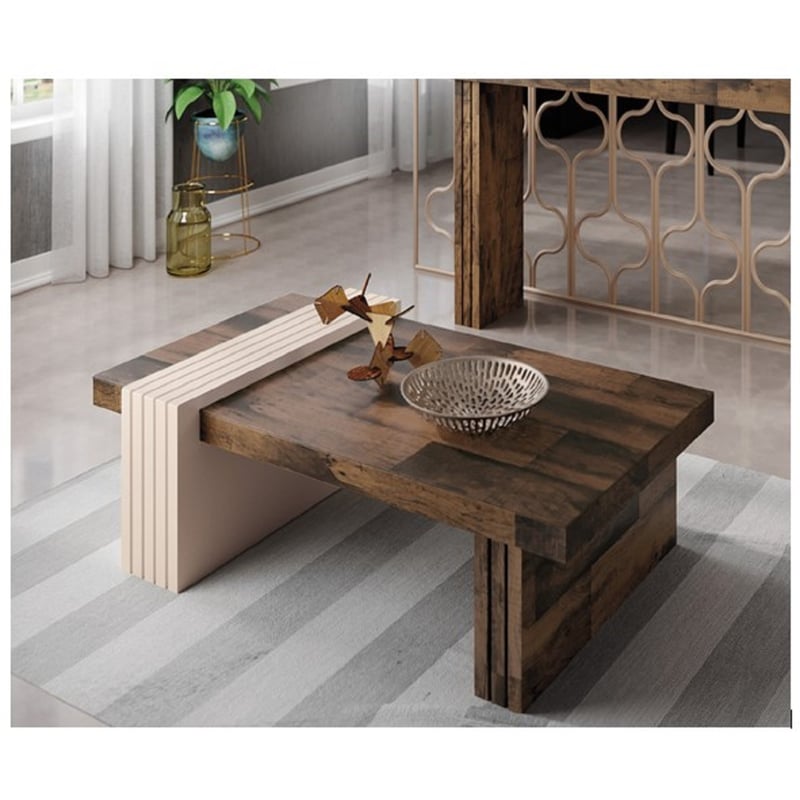 JDO & DESIGN Mesa de centro Luna Jdo Design deck off white | falabella.com