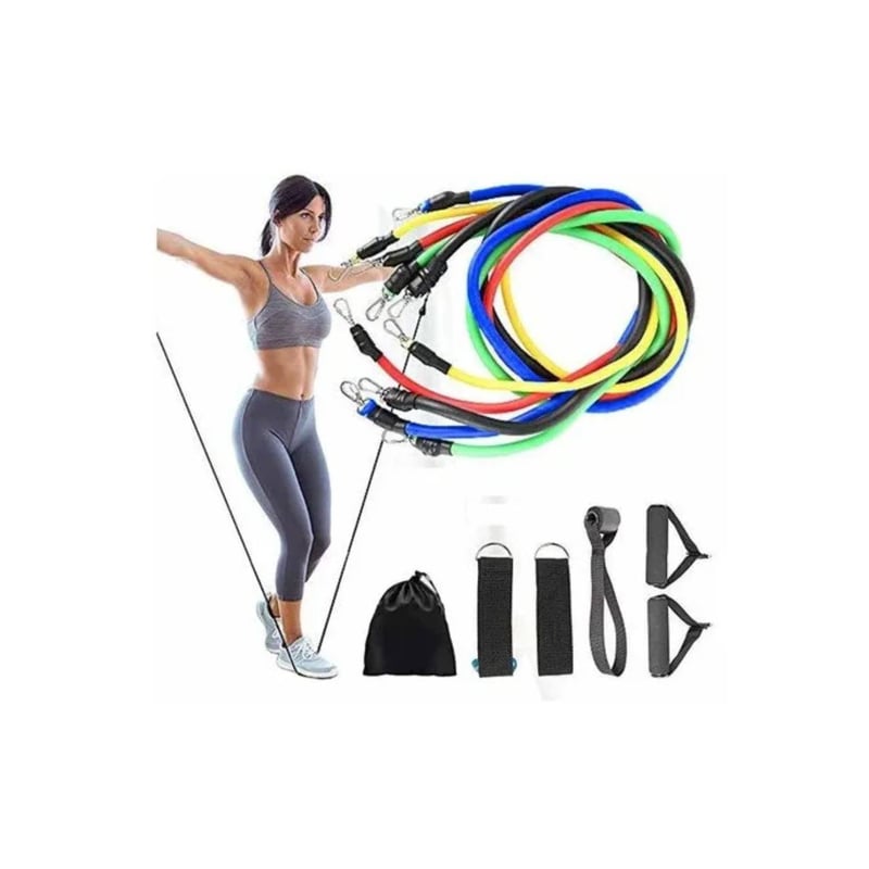 GENERICO Bandas Elasticas Ejercicios Ligas De Resistencia 11 Piezas ...
