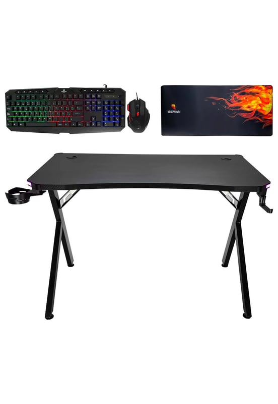 RESPAWN Kit Gamer Escritorio Teclado Mouse y Pad Respawn GT500 RGB ...