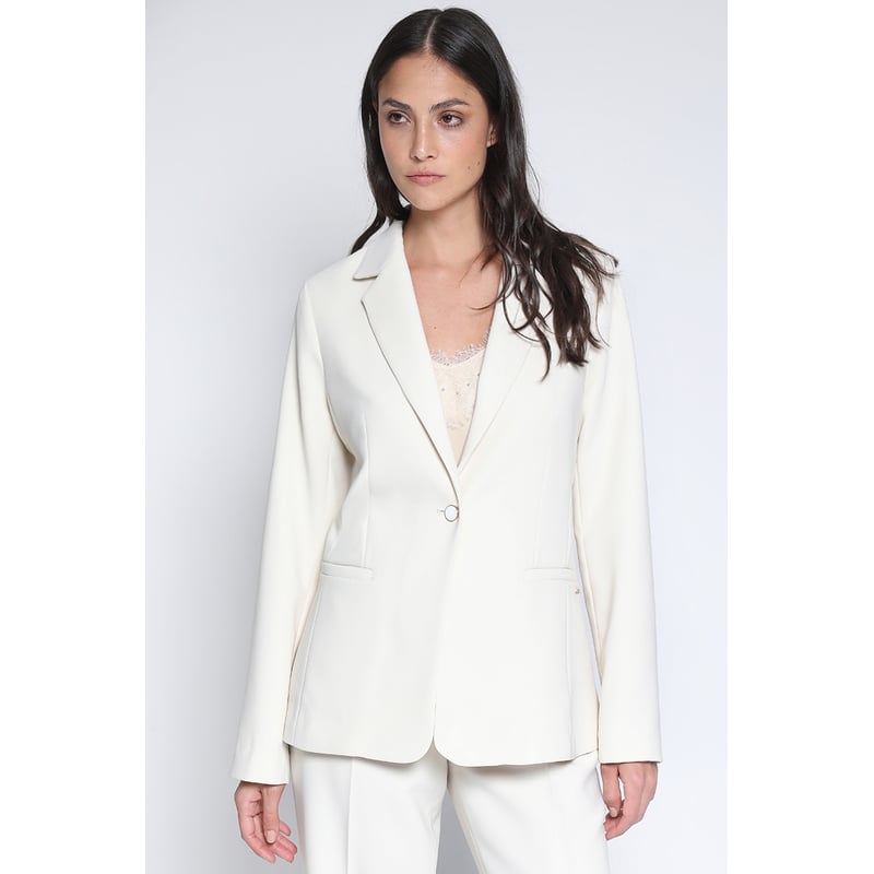 LIOLA Blazer Entallado Basico Beige Liola | falabella.com