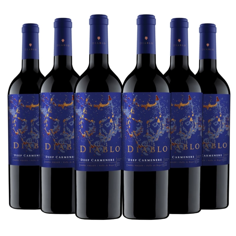 DIABLO 6 Vinos Diablo Deep Carmenere (750ml. 13.5%) | falabella.com
