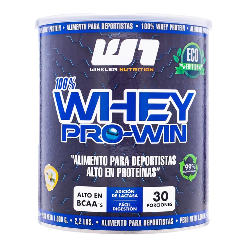 WINKLER NUTRITION Proteína Whey pro win 1kg - 30sv - Vainilla - Winkler ...