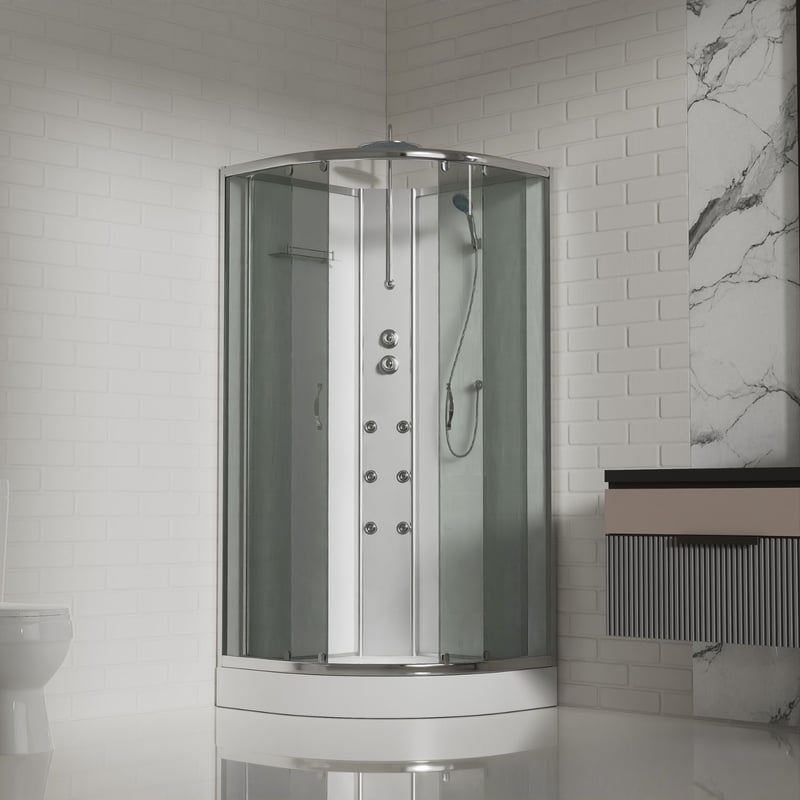 Cabina de Ducha Shower Door 90x90x220 cm INCLUYE RECEPTÁCULO | Sodimac ...