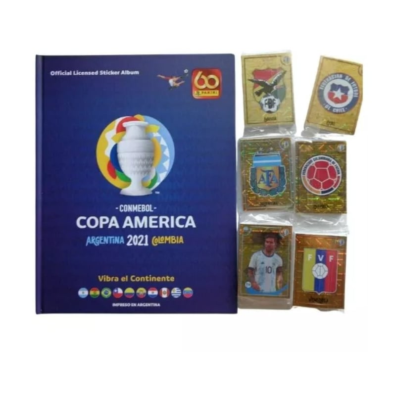 PANINI ÁLBUM COMPLETO A PEGAR COPA AMÉRICA 2021 TAPA DURA | falabella.com