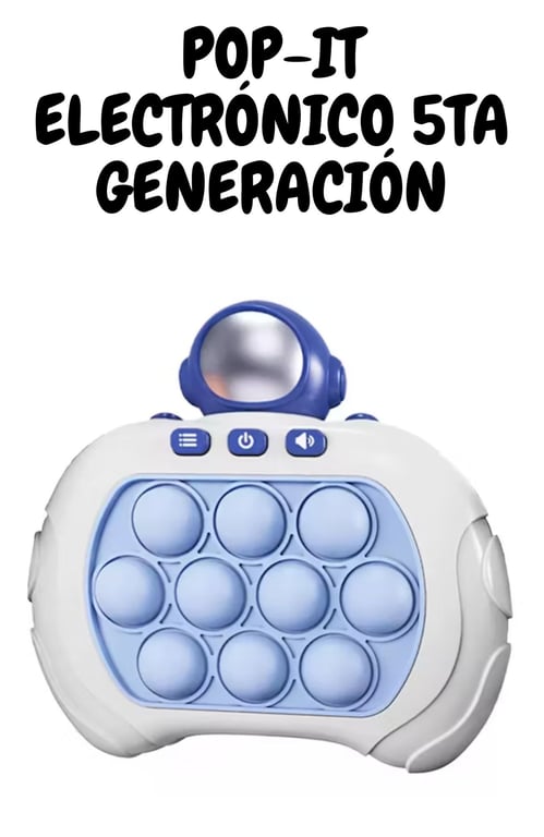 GENERICO Pop it electrónico Juego Popit ASTRONAUTA - Incluye pilas ...