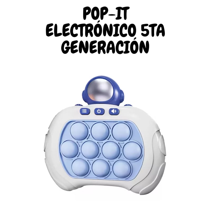 GENERICO Pop it electrónico Juego Popit ASTRONAUTA - Incluye pilas ...