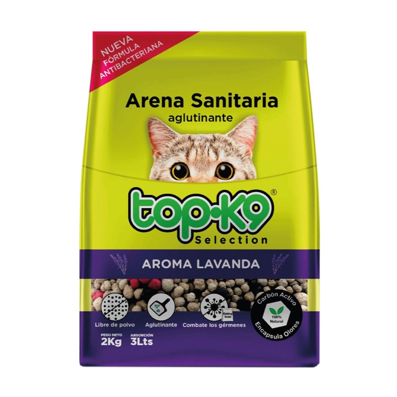 GENERICO Top-K9 Arena Sanitaria Aroma Lavanda 4 kg | falabella.com