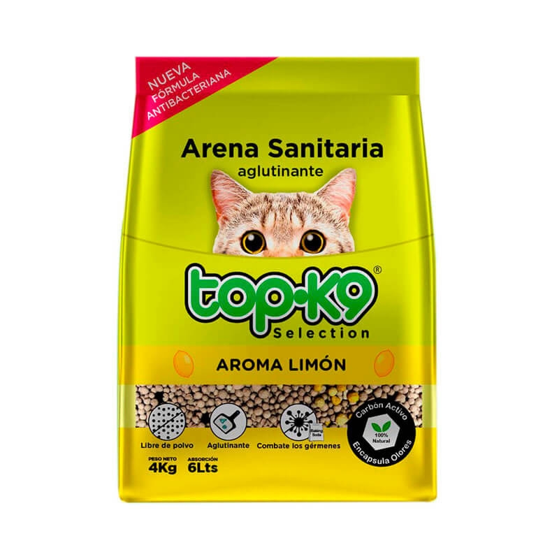 GENERICO Top-K9 Arena Sanitaria Aroma Limon 10 Kg | falabella.com