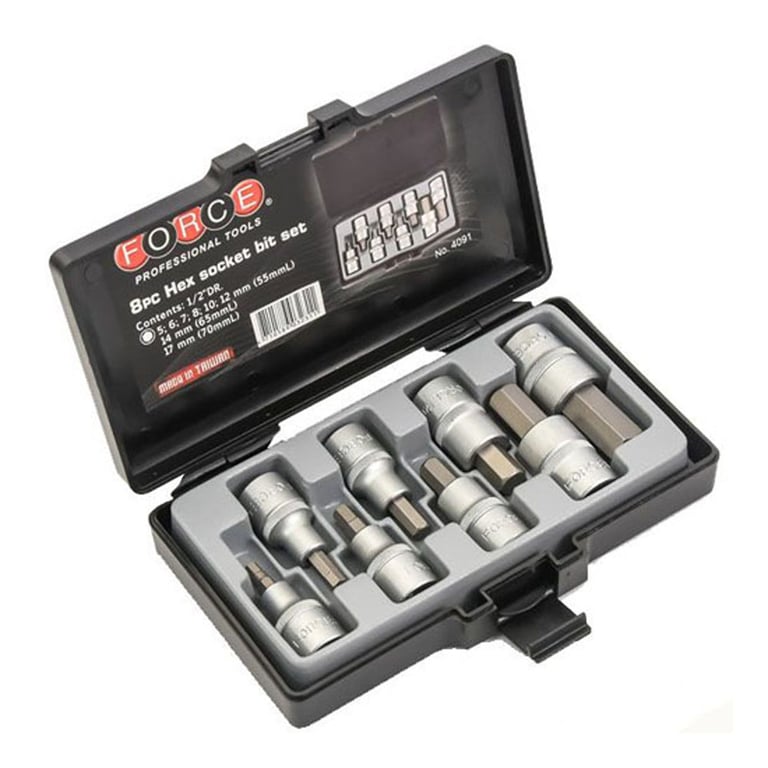 Juego de Dados Allen Force 1/2 5-17 MM - 8 Piezas | Sodimac Chile