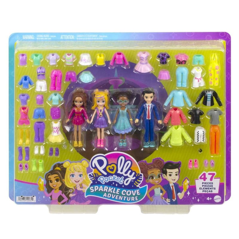 POLLY POCKET Polly Pocket Súper Paquete De Modas Bahía Mágica ...