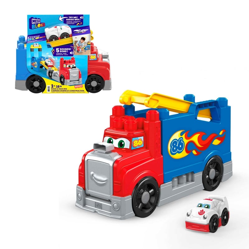 MEGA BLOCKS Mega Block Camión Construye Y Corre | falabella.com