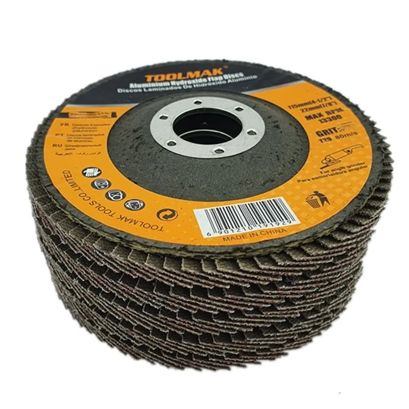 GENERICO Pack 5 Disco Lijas Pulir Traslapado Laminado Madera (Grano 60 ...