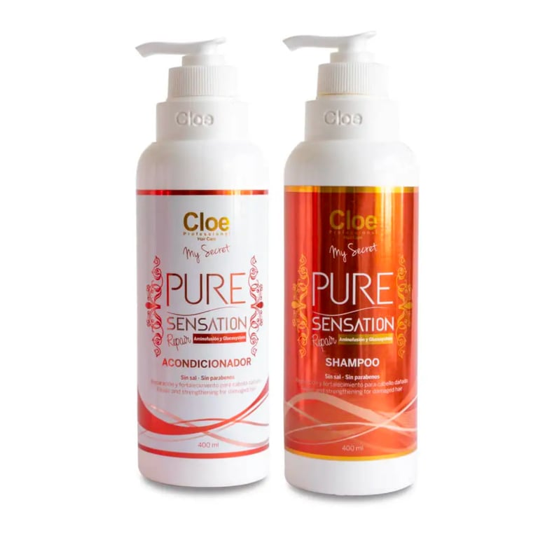 CLOE Cloe Set reparacion Pure Sensation sin sal ni parabenos 400 ml. | falabella.com