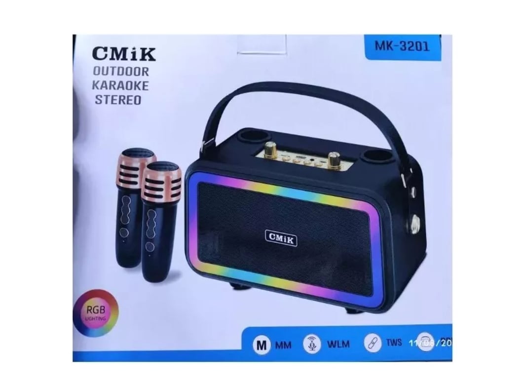 GENERICO Parlante Máquina Estéreo Karaoke Cmik Para Adultos Y Niños ...