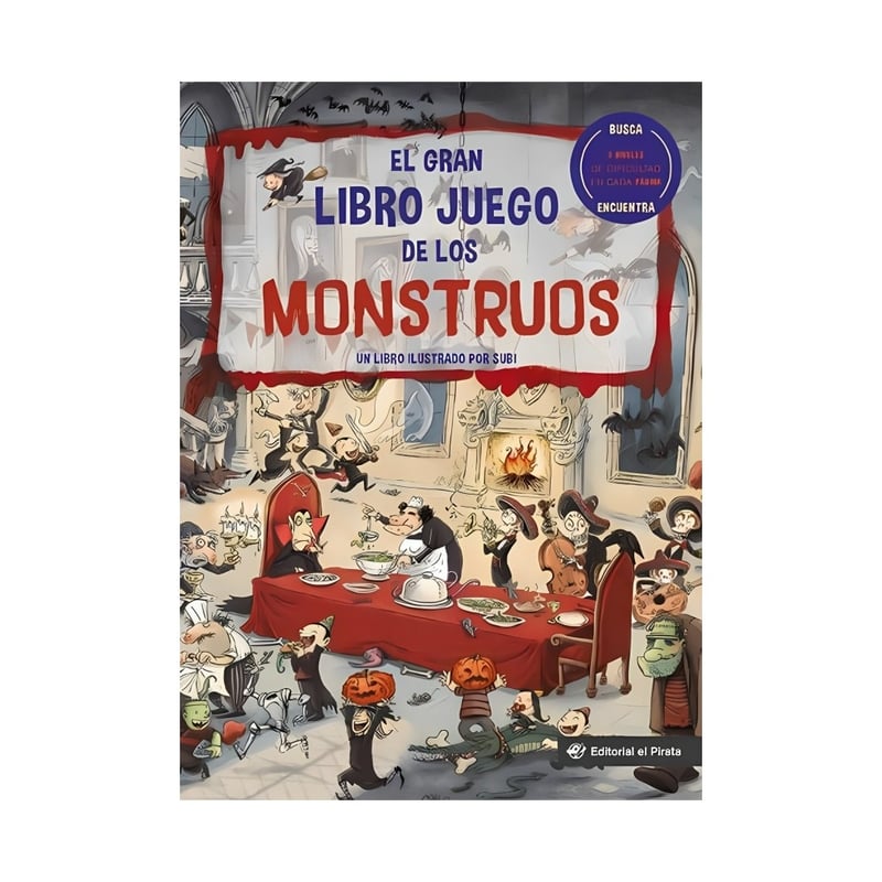 TOP10BOOKS LIBRO EL GRAN LIBRO JUEGO DE LOS MONSTRUOS / JOAN “SUBI ...