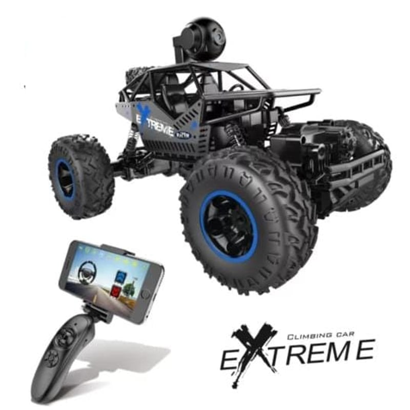 GENERICO Auto 4x4 Control Remoto con Cámara Big Foot Monster ...