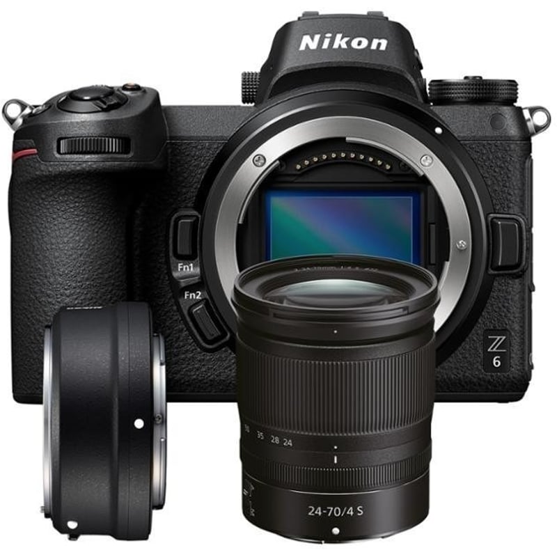 NIKON Kit Nikon Z6 24-70mm f40 Adaptador de montura FTZ Nergo ...