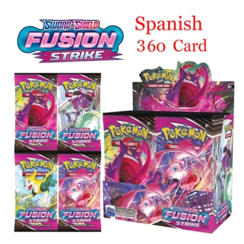BLWOENS Juego de Cartas de Pokémon 360 juego de mesa con letras de ...