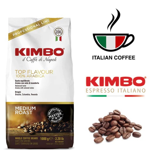 KIMBO Café Kimbo En Grano Top Flavour 1kg 100 Arábica | falabella.com