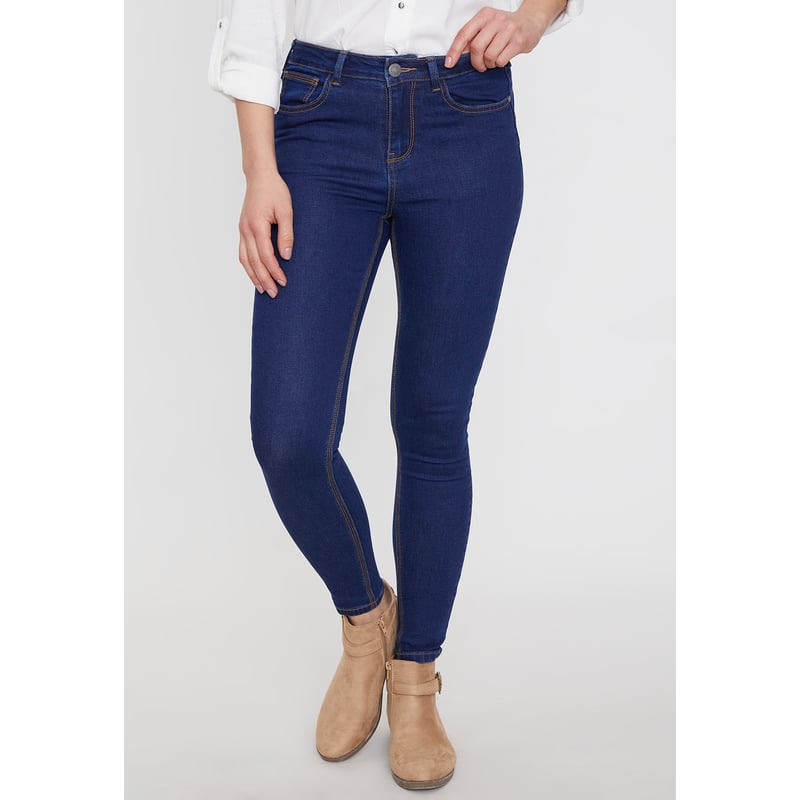 CORONA Jeans Mujer Skinny Push Up Azul Oscuro. Corona | falabella.com