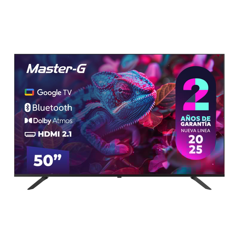 MASTER G Smart TV Led 50" Google TV 4K UHD Bluetooth MGG50UFKG ...