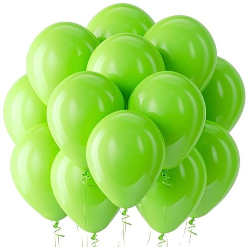 GENERICO Pack 10 Globos De Decoración Globos Verde Globo Redondo23cm ...