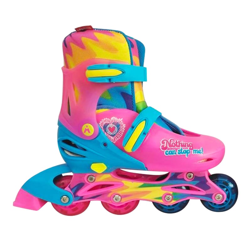 RUSH GIRL Patines niña En Linea Rush Girl Luces Ajustables T 34-37 ...