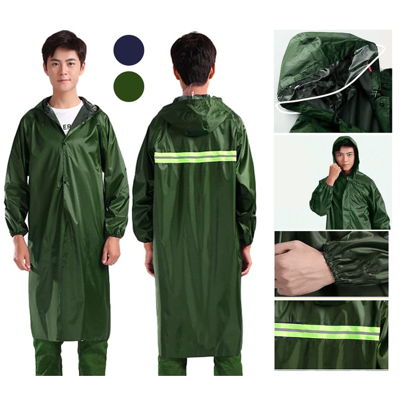 GENERICO Poncho Impermeable Pvc Resistente Capa Para La Lluvia ...