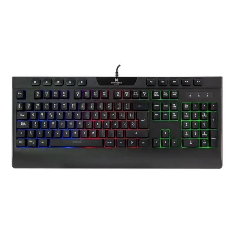 MONSTER TECLADO KEYBOARD GAMER MONSTER INCEPTION T1027 | falabella.com