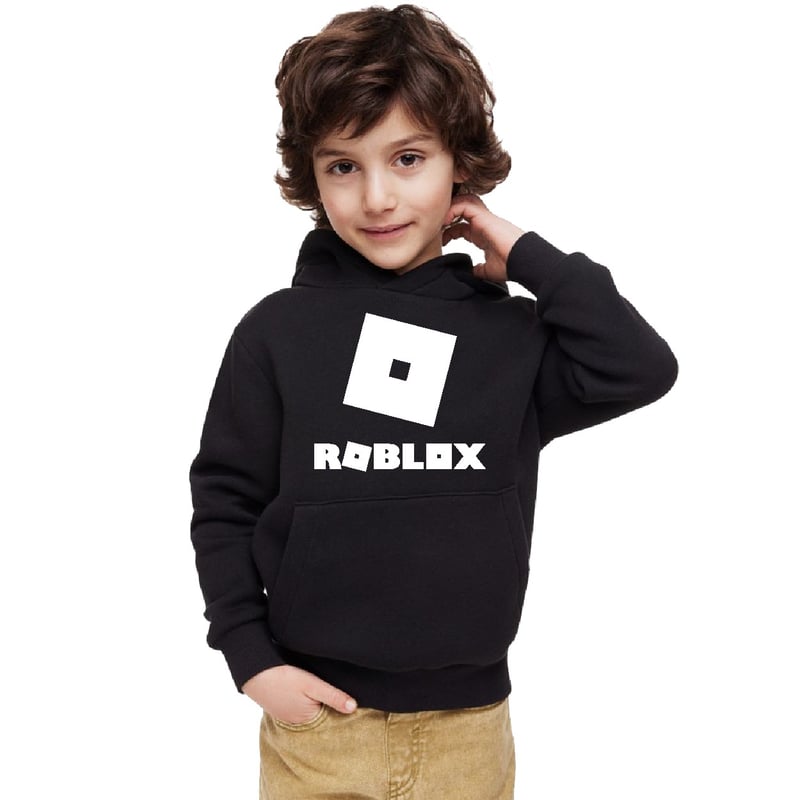 MDC Mdc Poleron de Niño Cerrado con Capucha Roblox Clásico Negro ...