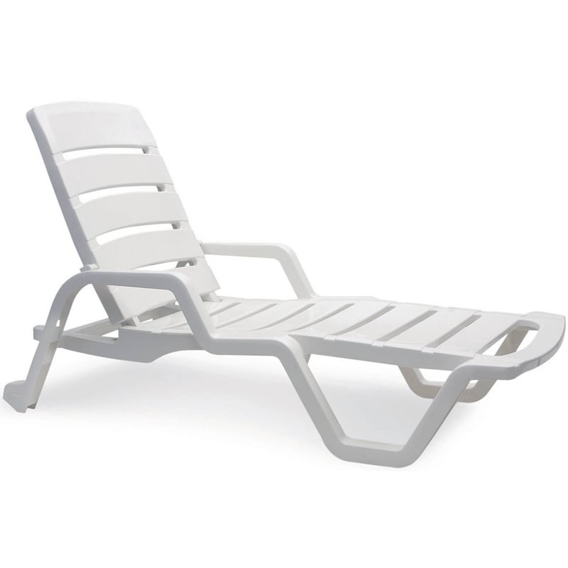 REYPLAST Reposera Camastro Reclinable Resina Cabo Blanco | falabella.com