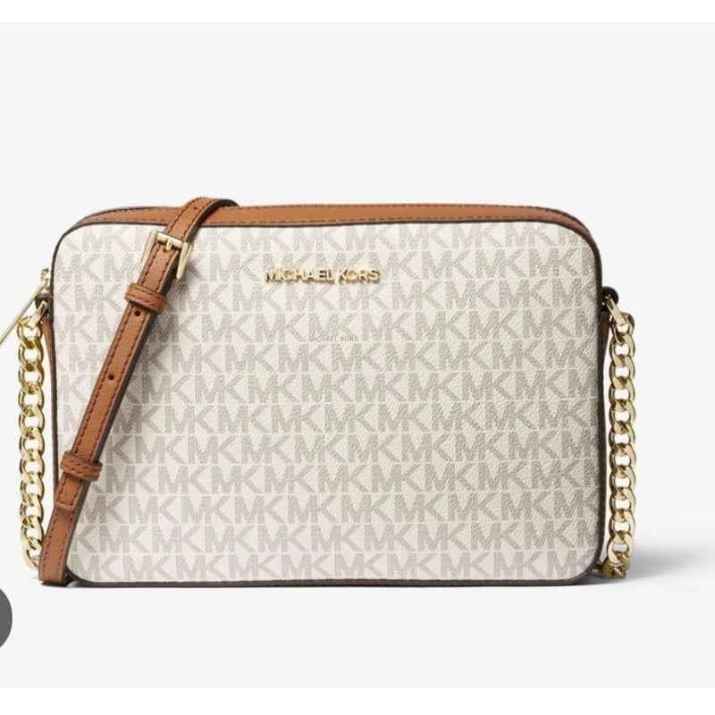 MICHAEL KORS Crossbody Mujer Michael kors monograma Vainilla ...