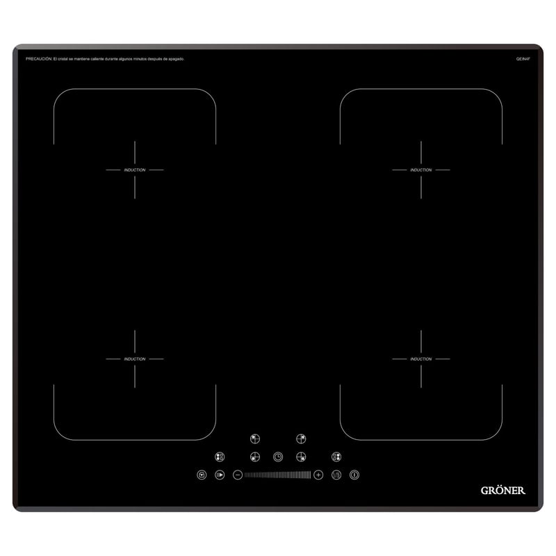 GRONER Encimera Inducción Gröner Black Flex 4Q | falabella.com