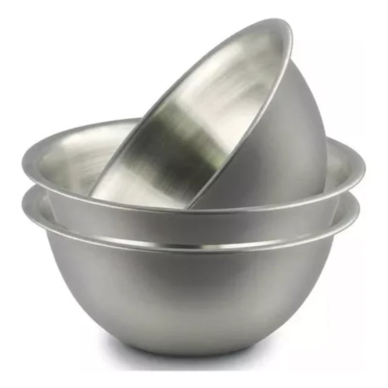 GENERICO Bowl 36cm Acero Inoxidable Repostería Pocillo Fuente Cocina ...