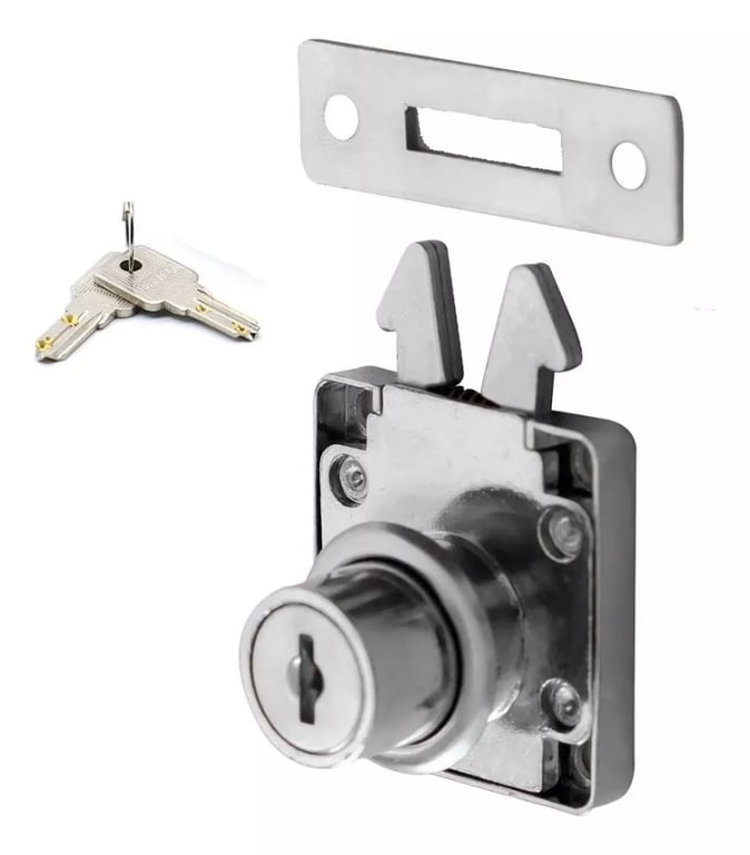 Cerradura O Chapa Puerta Corredera Armario Cilindro 19mm 1un | Sodimac ...