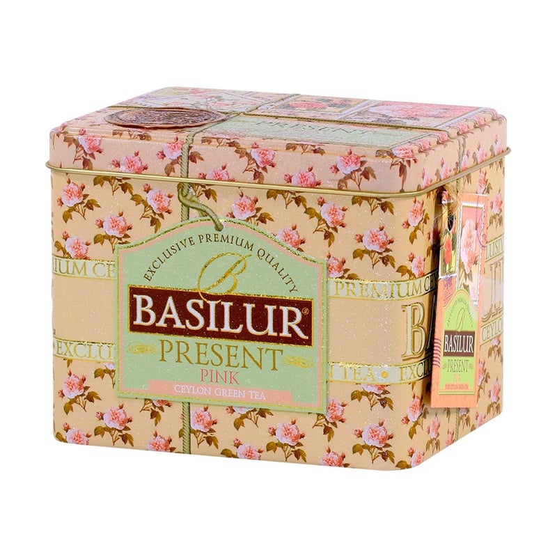 BASILUR Te Hoja Verde Jasmin Pina Cofre Present 100Gr - Basilur ...