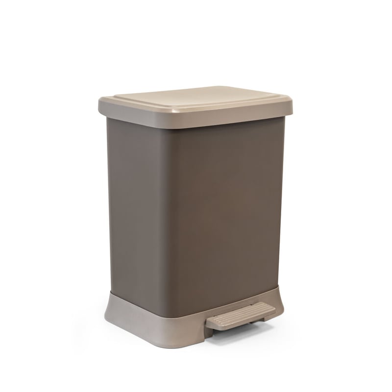 REYPLAST Basurero Cafe De Pedal Con Porta Bolsa 40L Lexuss Reyplast ...