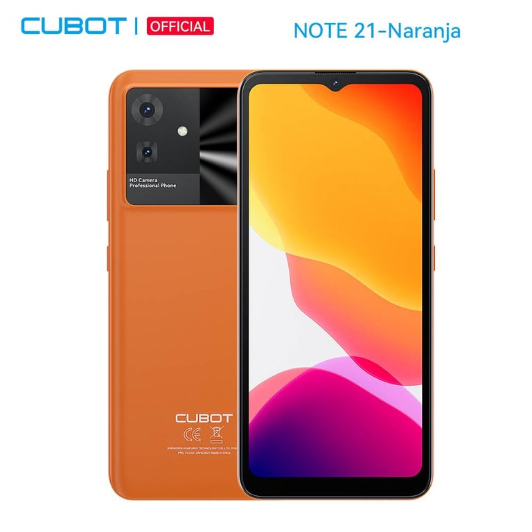 CUBOT Celular Cubot NOTE 21 6GB 128GB Tarjeta SIM Dual Android 13 ...