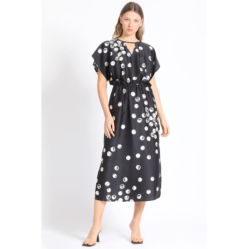 LIOLA Vestido Midi Estampado Lunares Liola | falabella.com