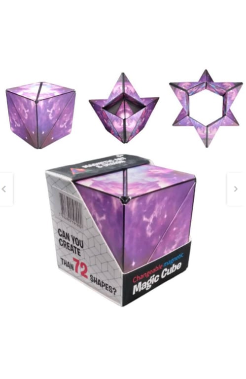 Cubo Rubik Magnético Juguete Didáctico Cubo Infinito Morado | Sodimac ...