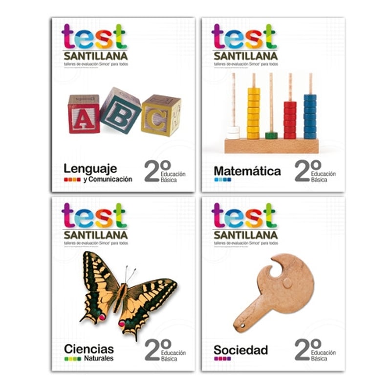 TOP10BOOKS TEXTO KIT TEST 2 BÁSICO - TEXTOS: LENGUAJE, MATEMATICAS ...