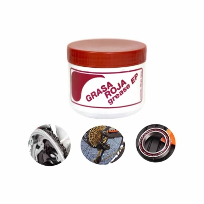 GENERICO Grasa Roja Multipropósito Base De Litio 250 Gr Lubricante ...