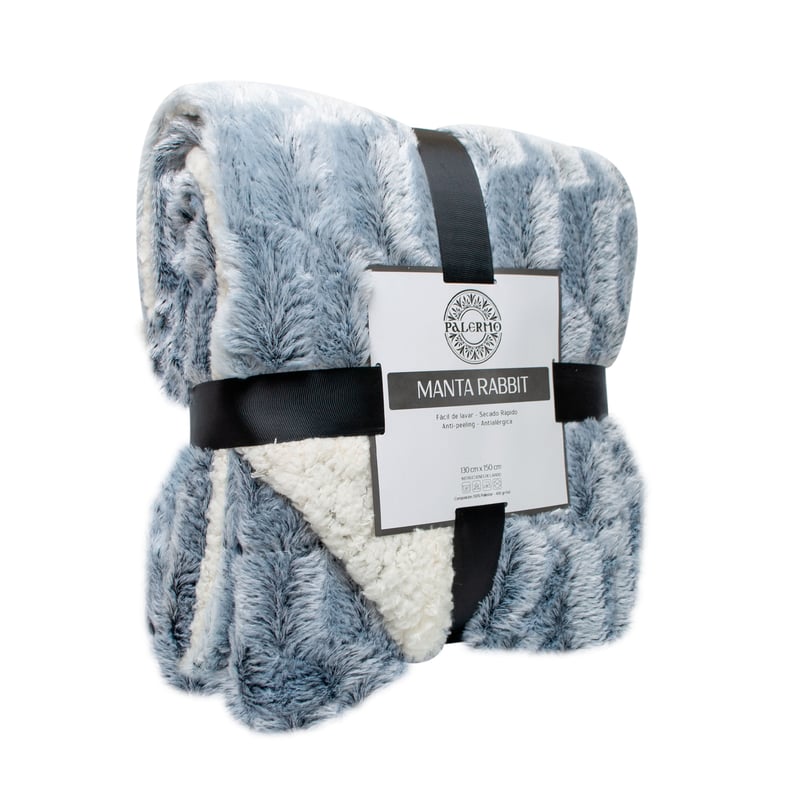Manta rabbit color gris | Sodimac - Falabella