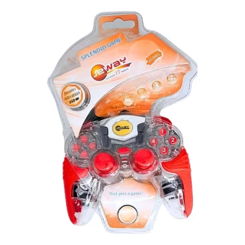 GENERICO Joystick Control Mando Usb Transparente 12 Boton PC Consolas ...