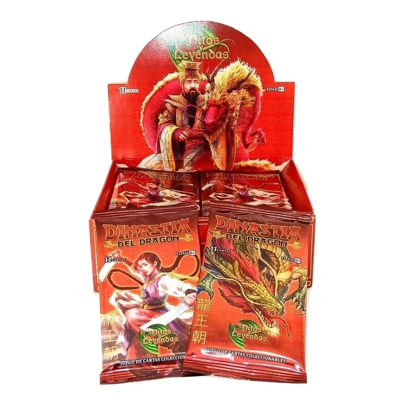 MITOS Y LEYENDAS 5 X Sobres Cartas Mitos Y Leyendas Dinastía Del Dragon ...
