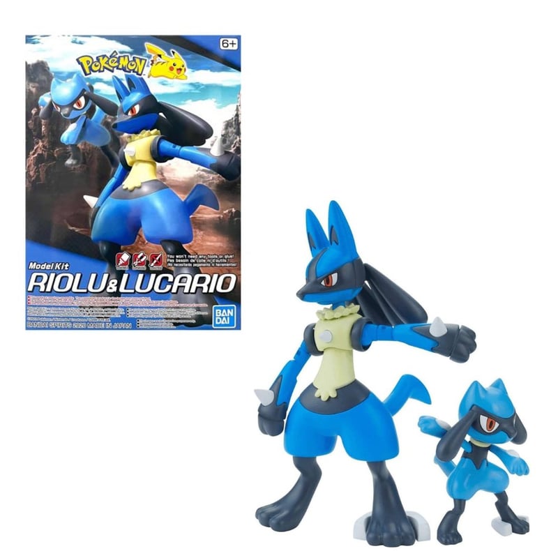 POKEMON Pokemon Figuras Riolu Y Lucario Model Kit Armable | falabella.com