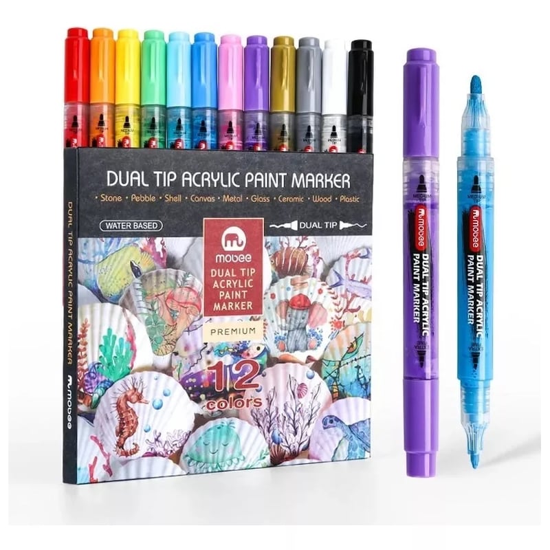 Marcadores Acrílicos Doble Punta Lápices 12 Color Tipo Posca | Sodimac ...