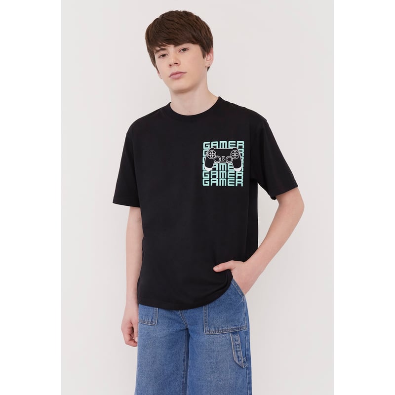 CORONA Polera Niño Teen Fun 4 Negro Corona | falabella.com