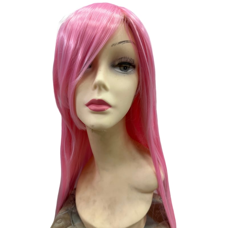 GENERICO Peluca rosa pastel de kanekalon 60cm. | falabella.com